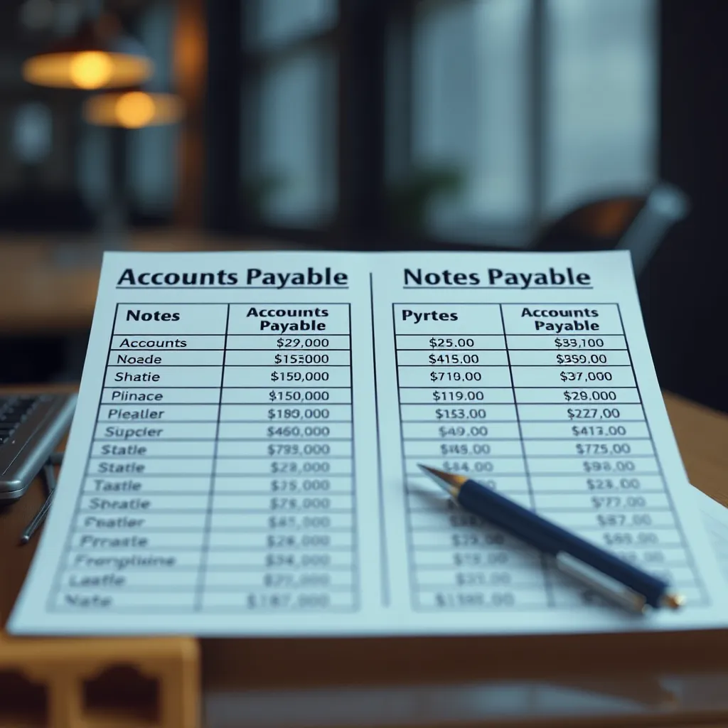 Key Differences Between Accounts Payable and Notes Payable